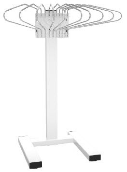 Mobile Pedestal Apron Rack