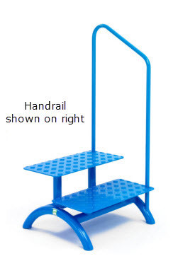 MRI Double Step Stool with Handrail on Left or Right Side - CSP Medical