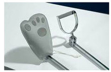 pediatric exam table stirrups