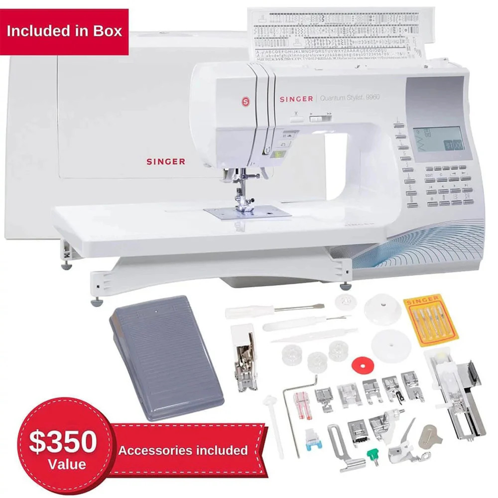 SINGER Quantum Stylist 9960 Computerized Sewing Machine