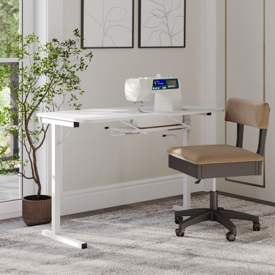 Arrow Gidget I Sewing Table 601- White