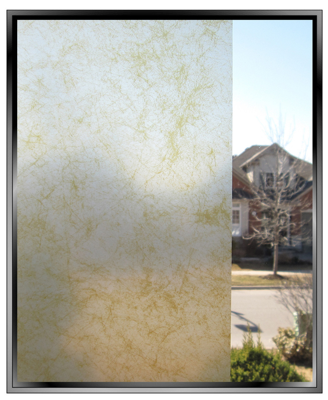 Blue Smoke DIY Decorative Privacy Window Film