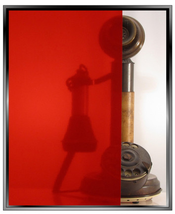 Transparent Red DIY Decorative Window Film