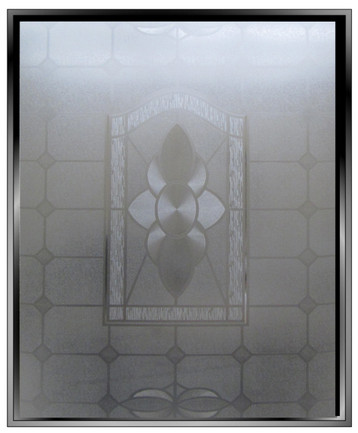 Faux Window Insert DIY Decorative Privacy Window Film