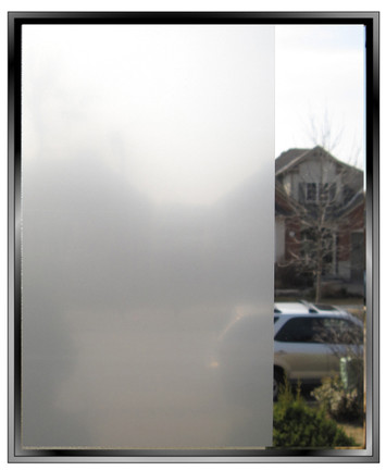 DIY Sheer Sandblast Decorative Privacy Window Film