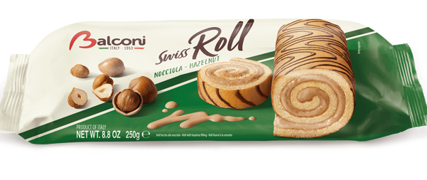 Balconi Roll Hazelnut 250g - K&V Bulgarian Market