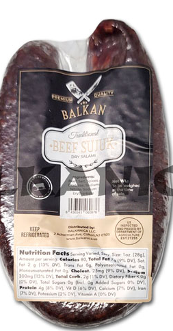 Beef Sudjuk Balkan Premium /lb - K&V Bulgarian Market