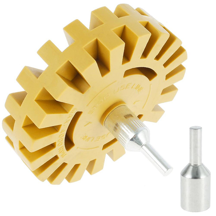 Notched Caramel Wheel - Decal Remover