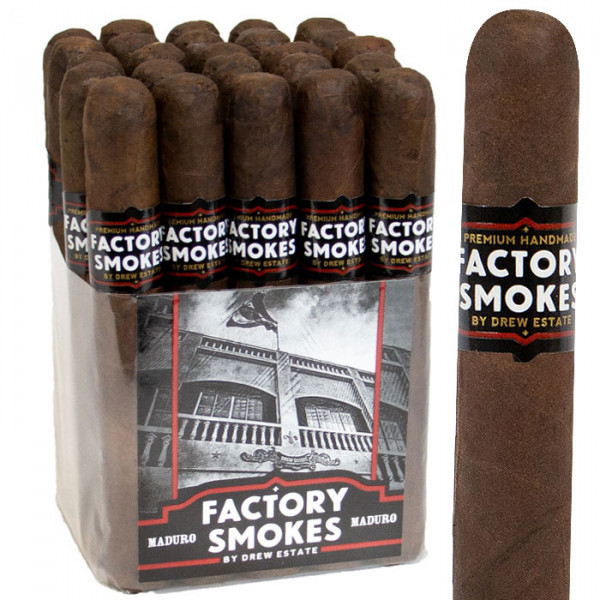 Drew Estate Factory Smokes Maduro Robusto (5x54 / Bundle 25) | Cigar King