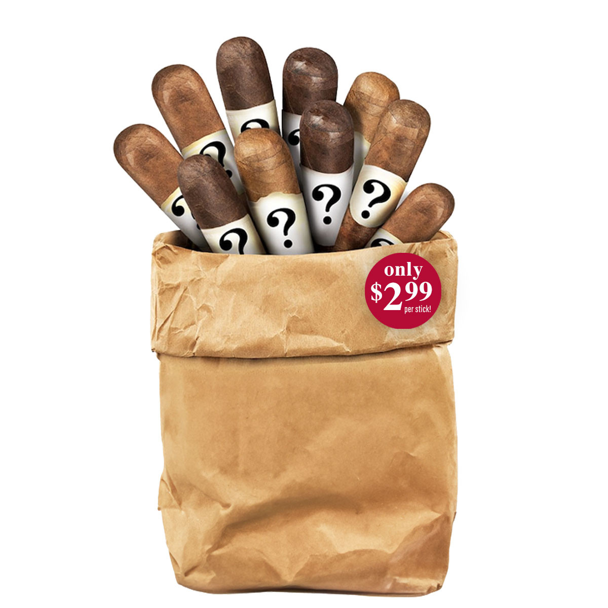 Mystery Premium Cigar Sampler (Assorted Sizes / 30 Pack)