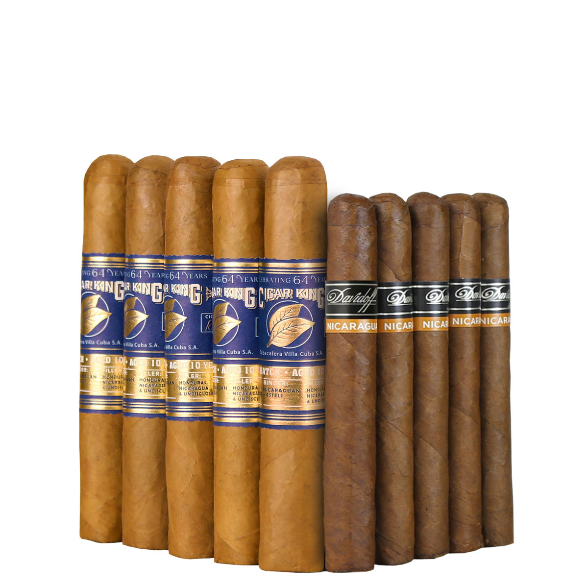 Slam Pack: Cigar King Celebrating 64 Years Robusto vs Davidoff ...
