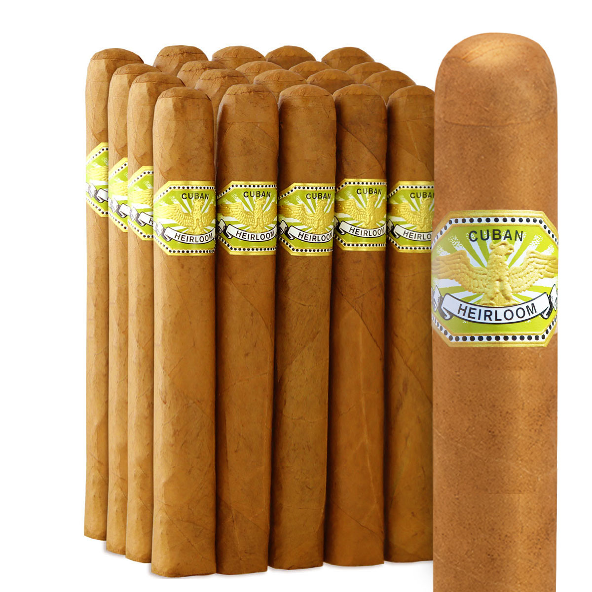 Cuban Heirloom Connecticut Robusto (5x50 / Bundle 20) | Cigar King