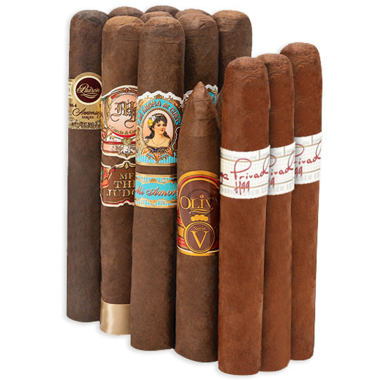 Prime Time Heavyweights Cigar Sampler (Assorted Sizes / 15 Cigars ...