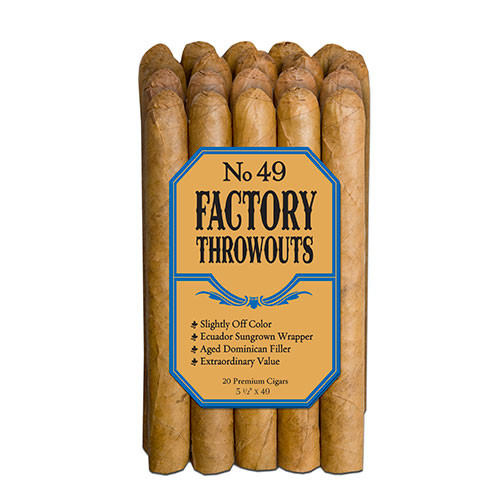 Factory Throwouts #49 Sweet Bundle (5.5x49 / Bundle 20) | Cigar King