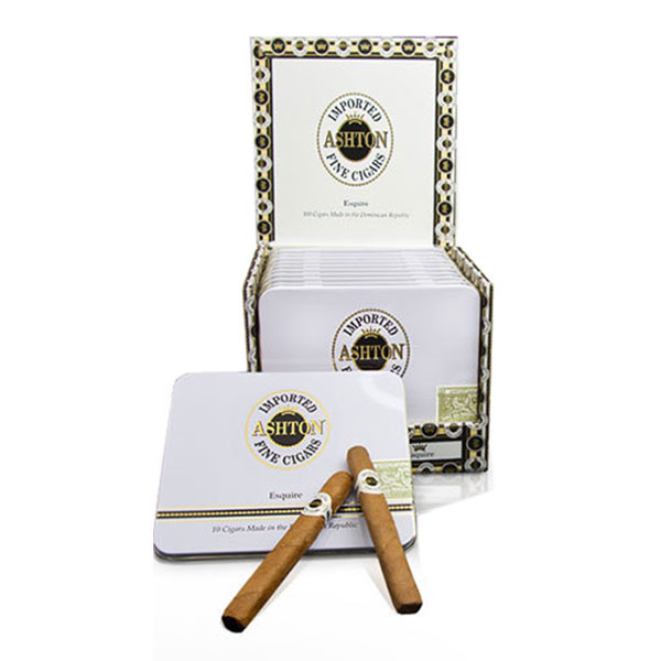 Ashton Esquire (4.13x32 / 10 Tins of 10) | Cigar King