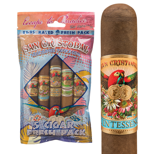 San Cristobal Fresh Pack Sampler (Assorted Sizes / 5 Cigars)| Cigar King