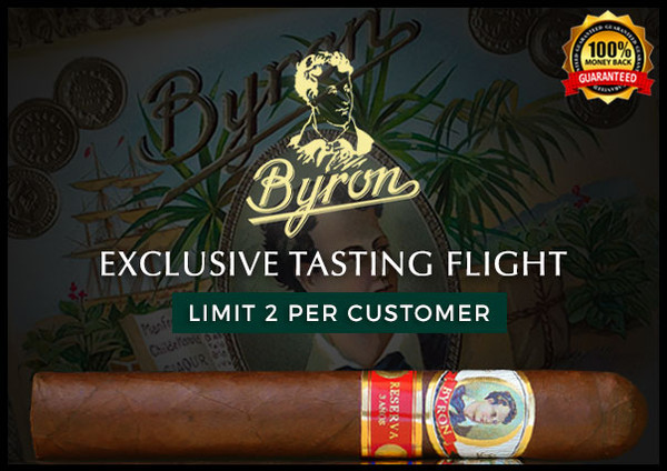 Byron Cigars Exclusive Tasting Flight Sampler (Assorted Sizes ...