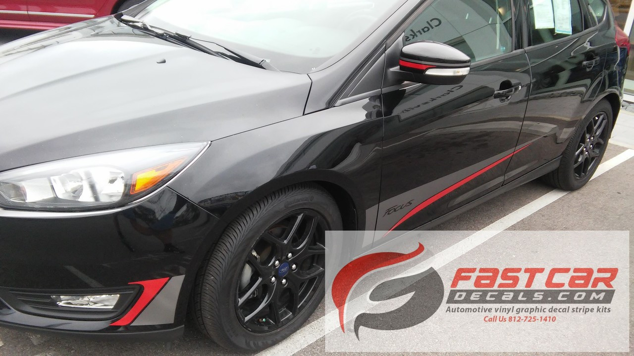 Ford Focus Stripes, Focus Vinyl Graphics, Focus Decals 2005-2020