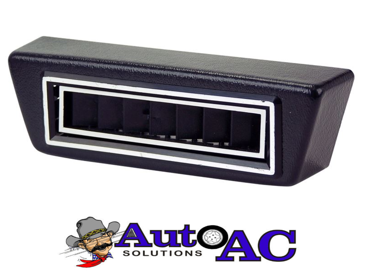 Rectangle Louver w/ Housing, 2-1/2 Inch Duct Hose Inlet - Auto AC Solutions