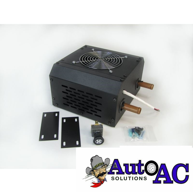 12 Volt Auxiliary Heater Universal, 12V Single Speed Blower, Dual ...