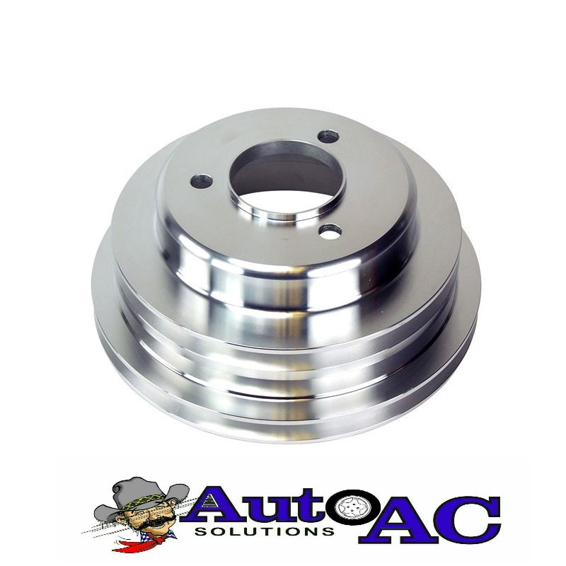 Chevrolet Pulley Package 2 groove water pump pulley 3 groove crankshaft ...