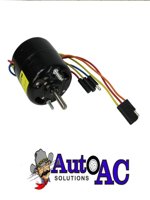 Three speed single shaft 12 volt reversible blower motor - Auto AC ...