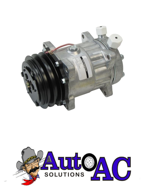 Sanden Style 709 7H15 AC Compressor New SD-4663 - Auto AC Solutions