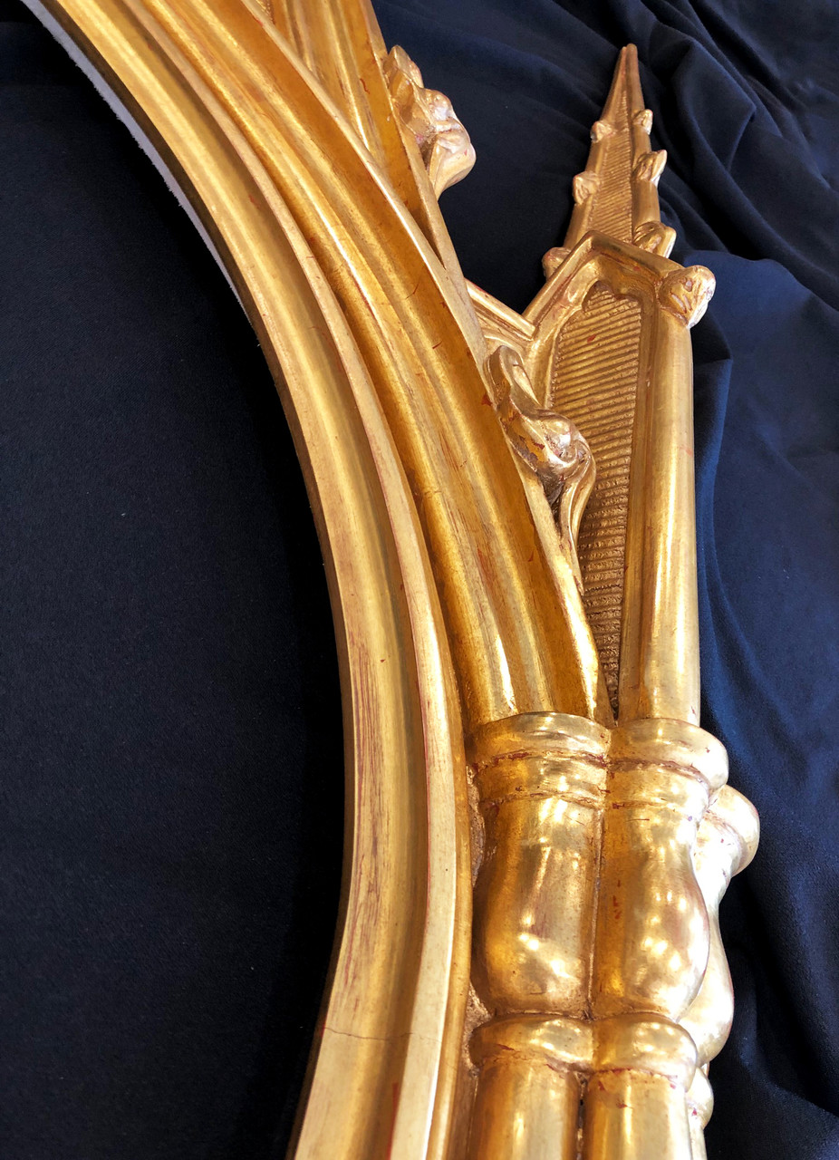 Gold Cathedral Arched Picture Frame
