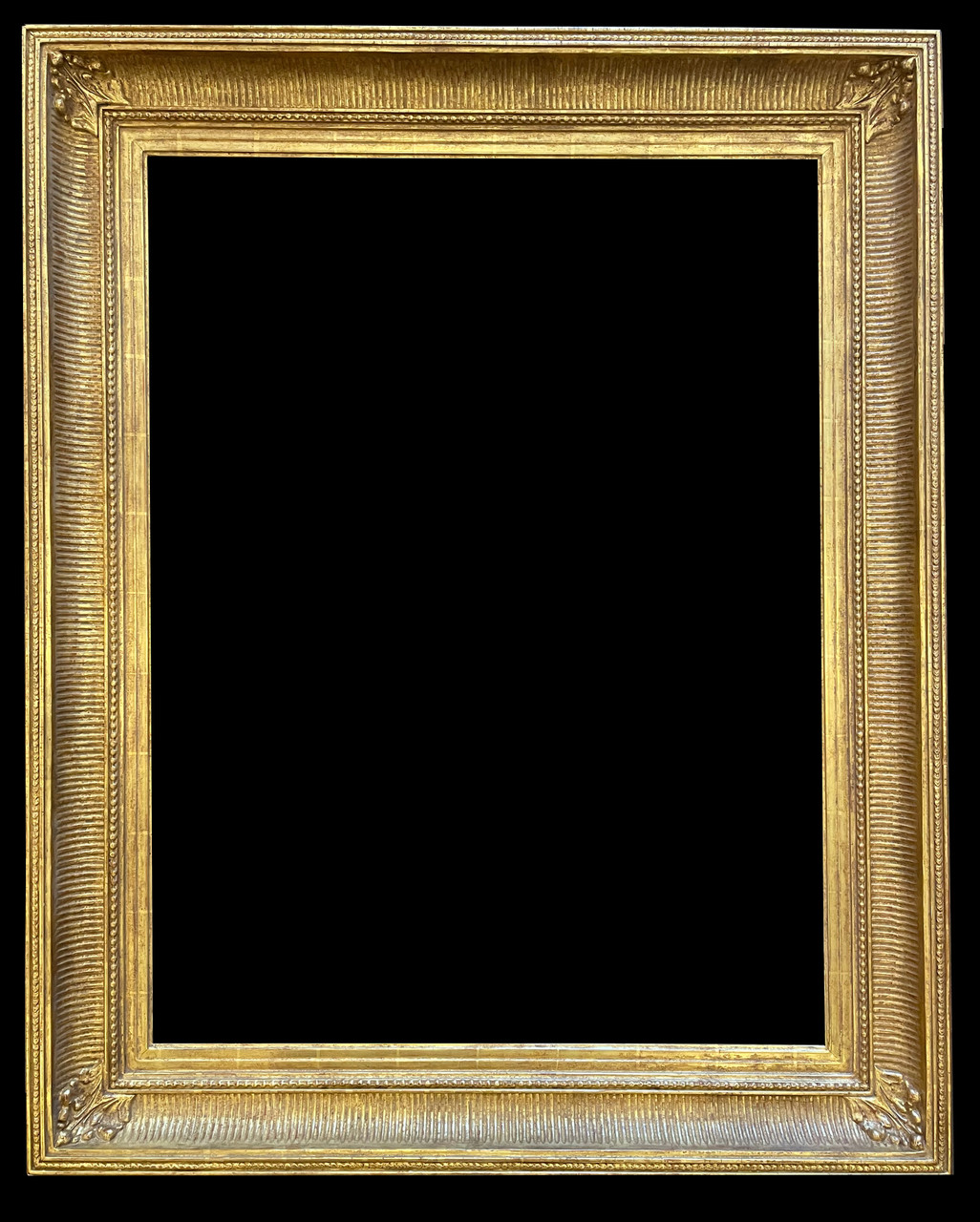 Richard Tobey Gold Gilded Picture Frame with stylized leaf