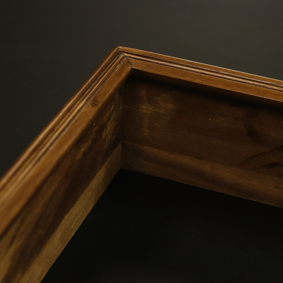Solid Walnut Custom Profile 3" Deep Picture Frame 16 1/4" x 25 - Made ...
