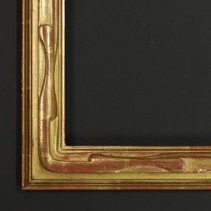Hand Carved, Plein Air style picture frame, 22 Karat Gold Leaf