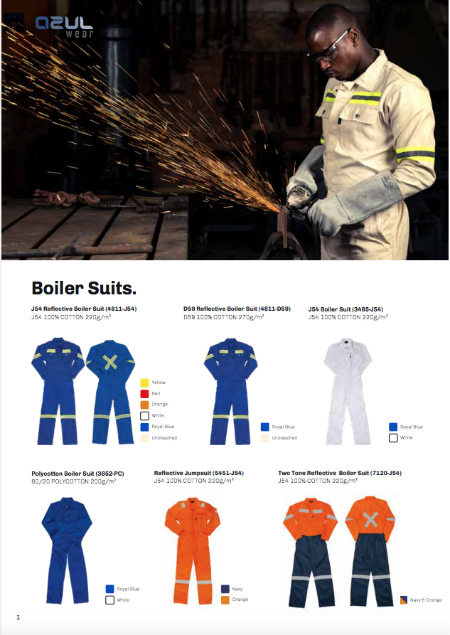 BOILERSUITS - Corporate Clothing, Uniforms, Workwear & Branding Gifts ...