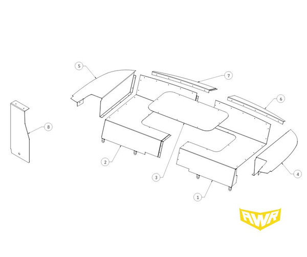 1990 - 2005 NA/NB Miata Interior Panel Kit
