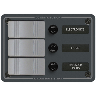 Blue Sea Systems 8054 3 Position Vertical Fuse Panel - SimplyBrandsDirect