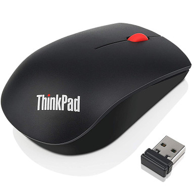 Lenovo ThinkPad Essential Wireless Mouse with Nano USB Receiver 2.4GHz ...