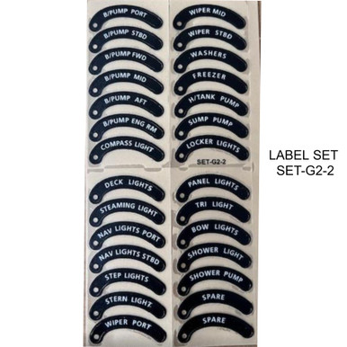 BEP SET-G2-2 Label Sheet Suitable For Contour Gen-2 Panels ...