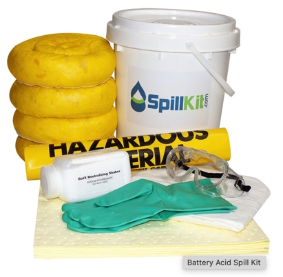 Are You Prepared for Battery Acid Leaks and Spills? - SpillKit.com