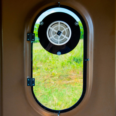 Plexiglass Window with Fan for Maverick® Blinds
