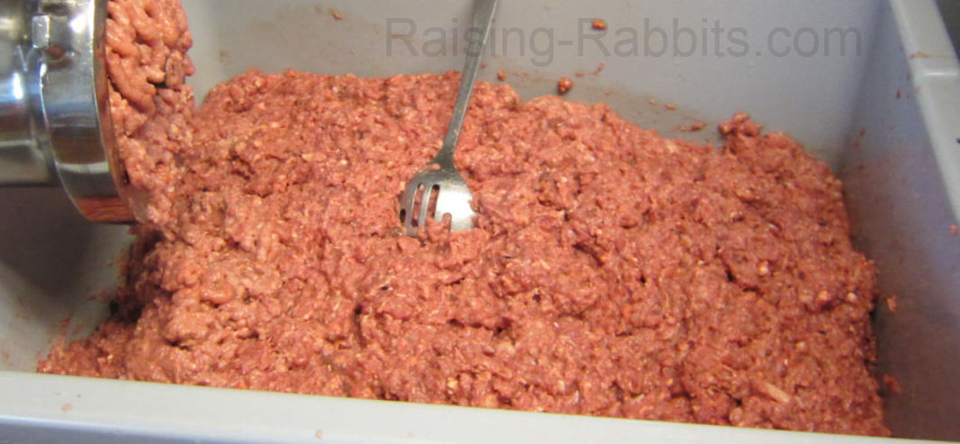 Frozen Raw Ground Rabbit