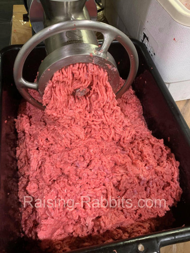 Frozen Raw Ground Rabbit