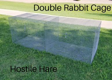 Double Rabbit Cage - 24 Inch Height - Raising Rabbits