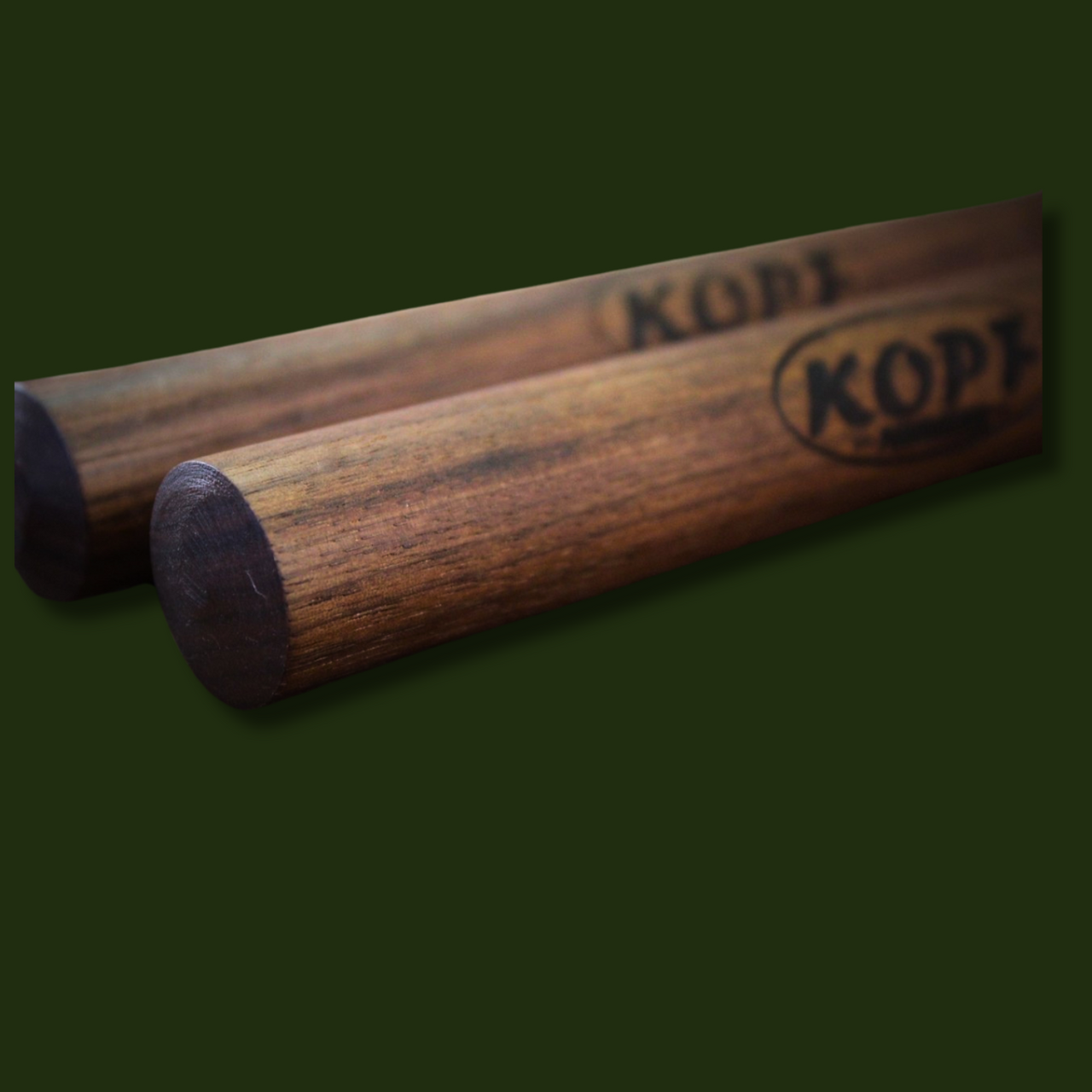 Professional Handcrafted Walnut Claves | Kopf Percussion