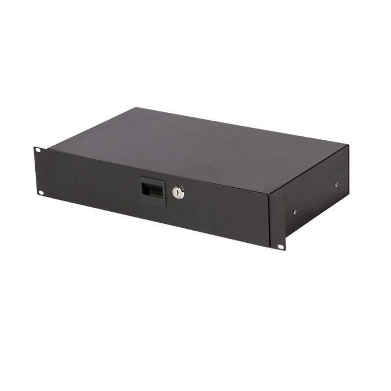 On-Stage RDLS2000 - 2U Locking Rack Drawer (Shallow)