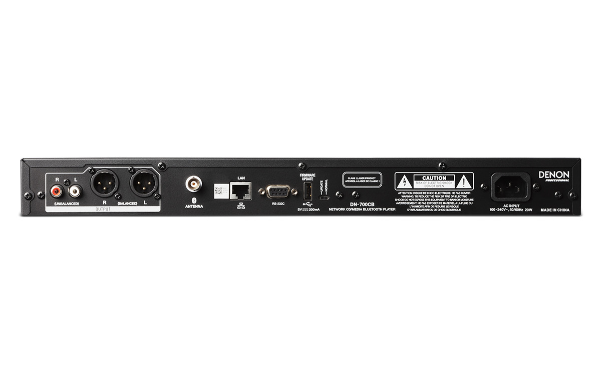Denon DN-700CB - Network CD/Media Bluetooth Player