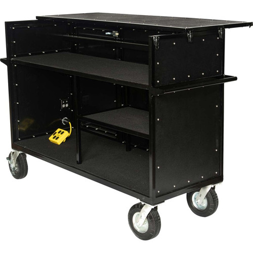 Corps Design Enclosed Synth Cart with 12U Rack