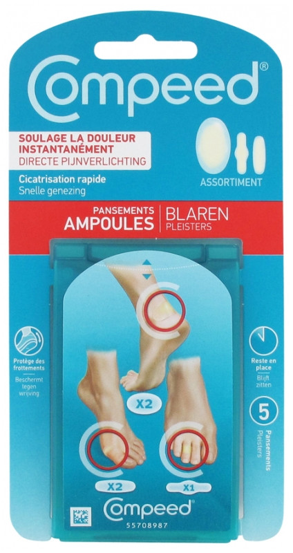 Compeed Blisters Assortment 5 Plasters - Steych