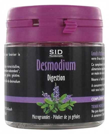 S.I.D Nutrition Digestion Desmodium 30 Capsules - Steych
