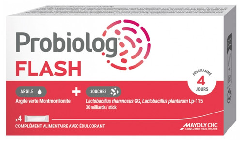 Mayoly Spindler Probiolog Flash 4 Orodispersible Sticks - Steych