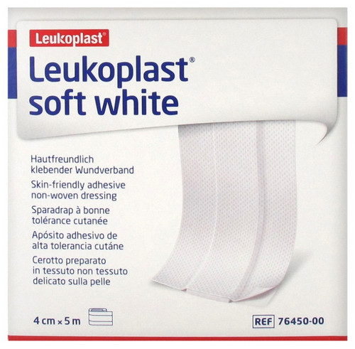 Essity Leukoplast Soft White Plaster With Good Skin Tolerance 4cm x 5m ...