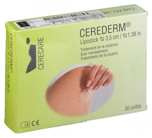 Cerecare Cerederm Lipostick Scar Management Ø 3,5cm 30 Units - Steych